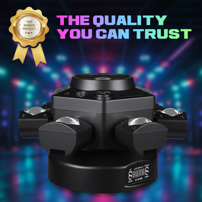 🎉Multi-Beam LED Atmosphere Light – 16 Colors, Remote Control & Easy In ...